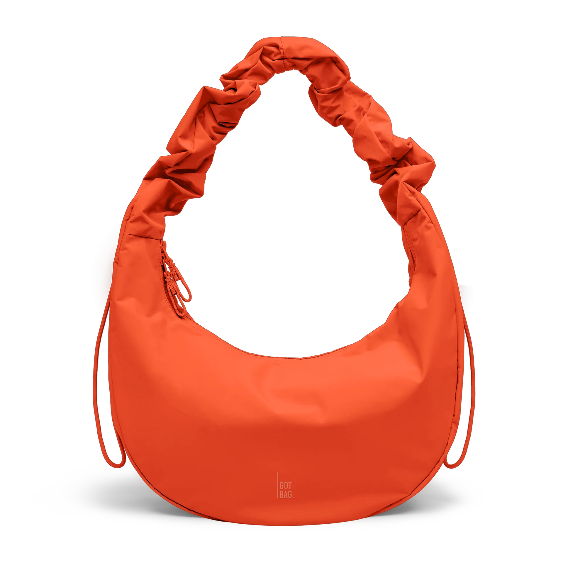 Moon Bag Ruffle Hot Coral - Gotbag - Hopono