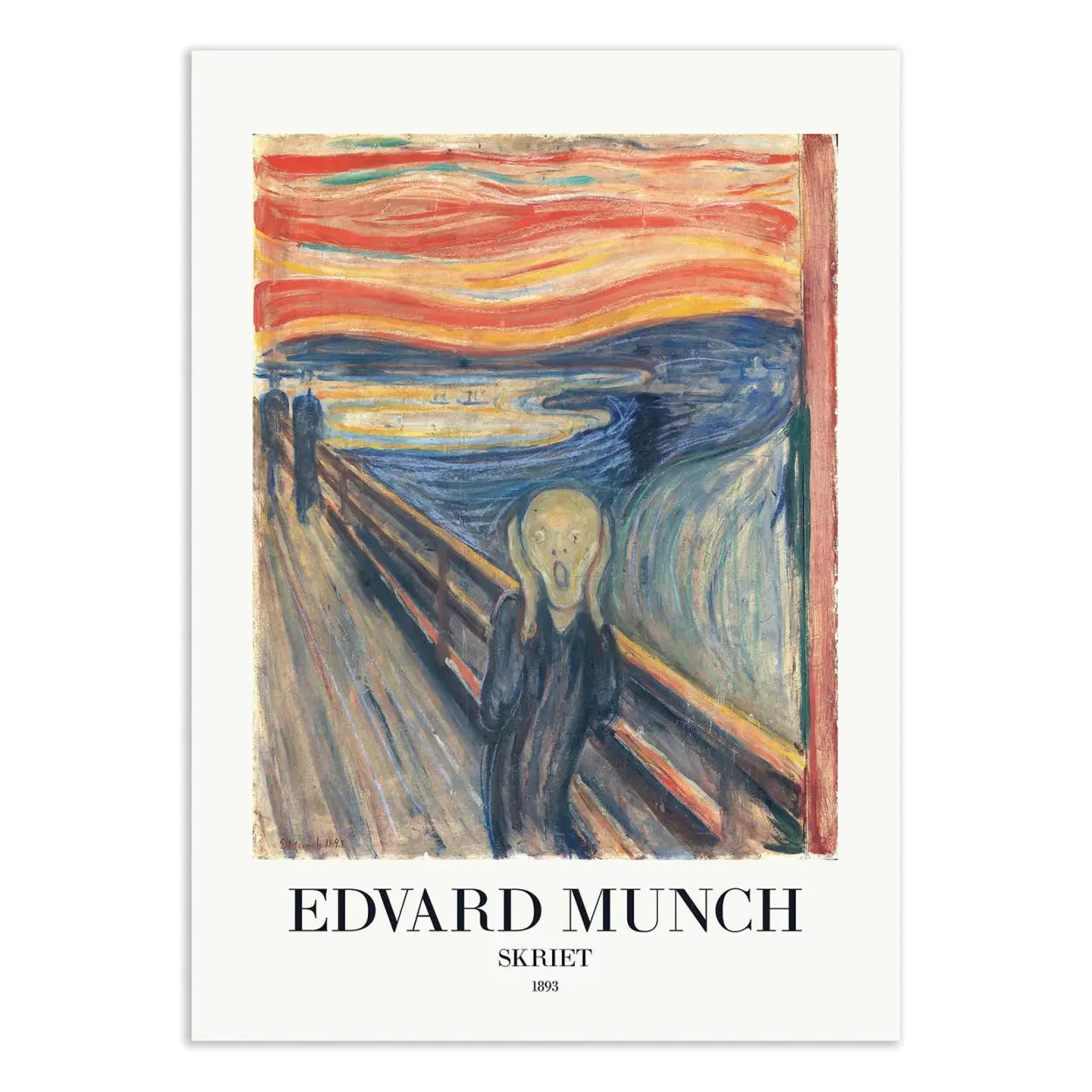 Affiche - Le Cri - Edvard Munch - Wall Editions
