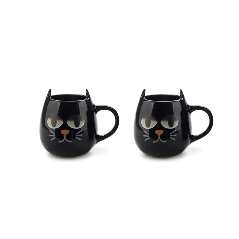 Coffee cups - Wake Cat (set of 2) - Balvi