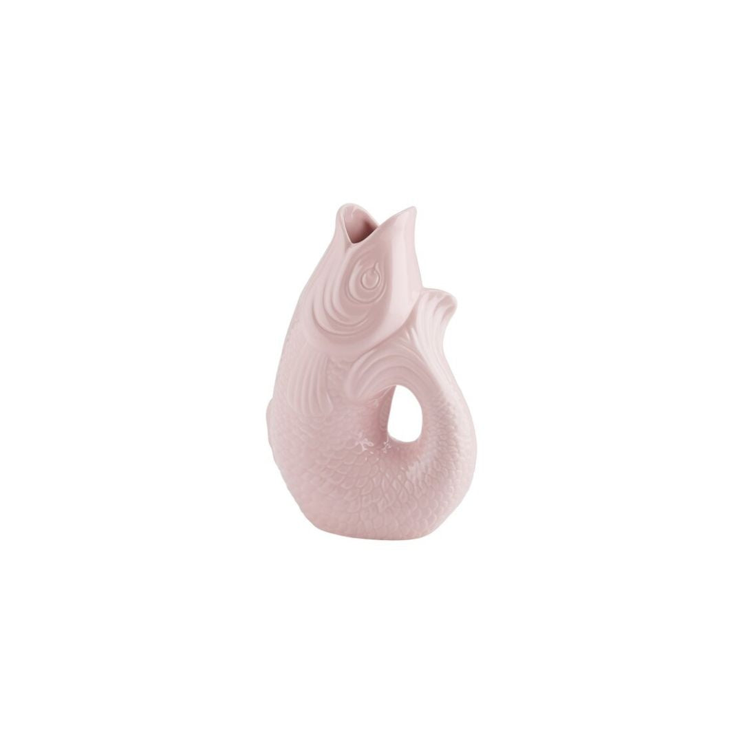 Small Ceramic Fish Carafe - Monsieur Carafon Marin Rose - 0.2