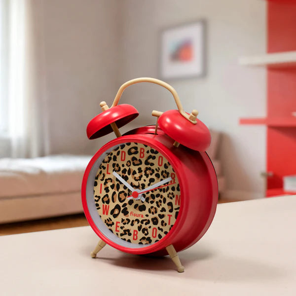 Retro Alarm Clock - Leopard - Fisura