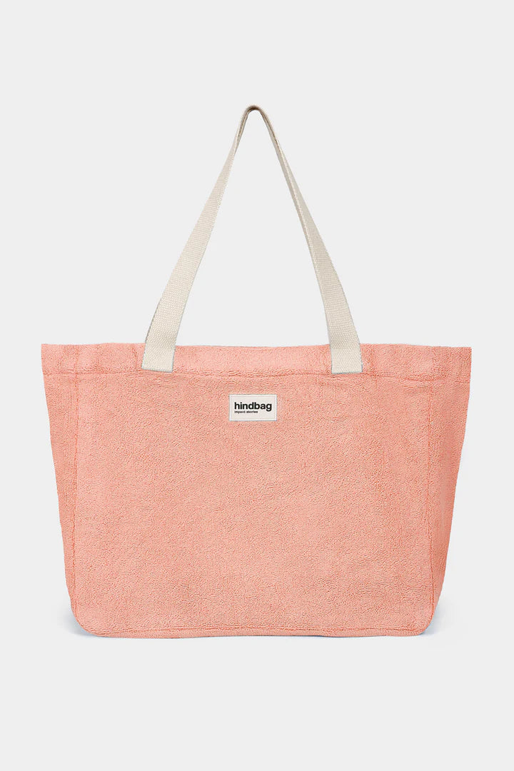 Sac Cabas Claude Éponge - Rose Corail - hindbag