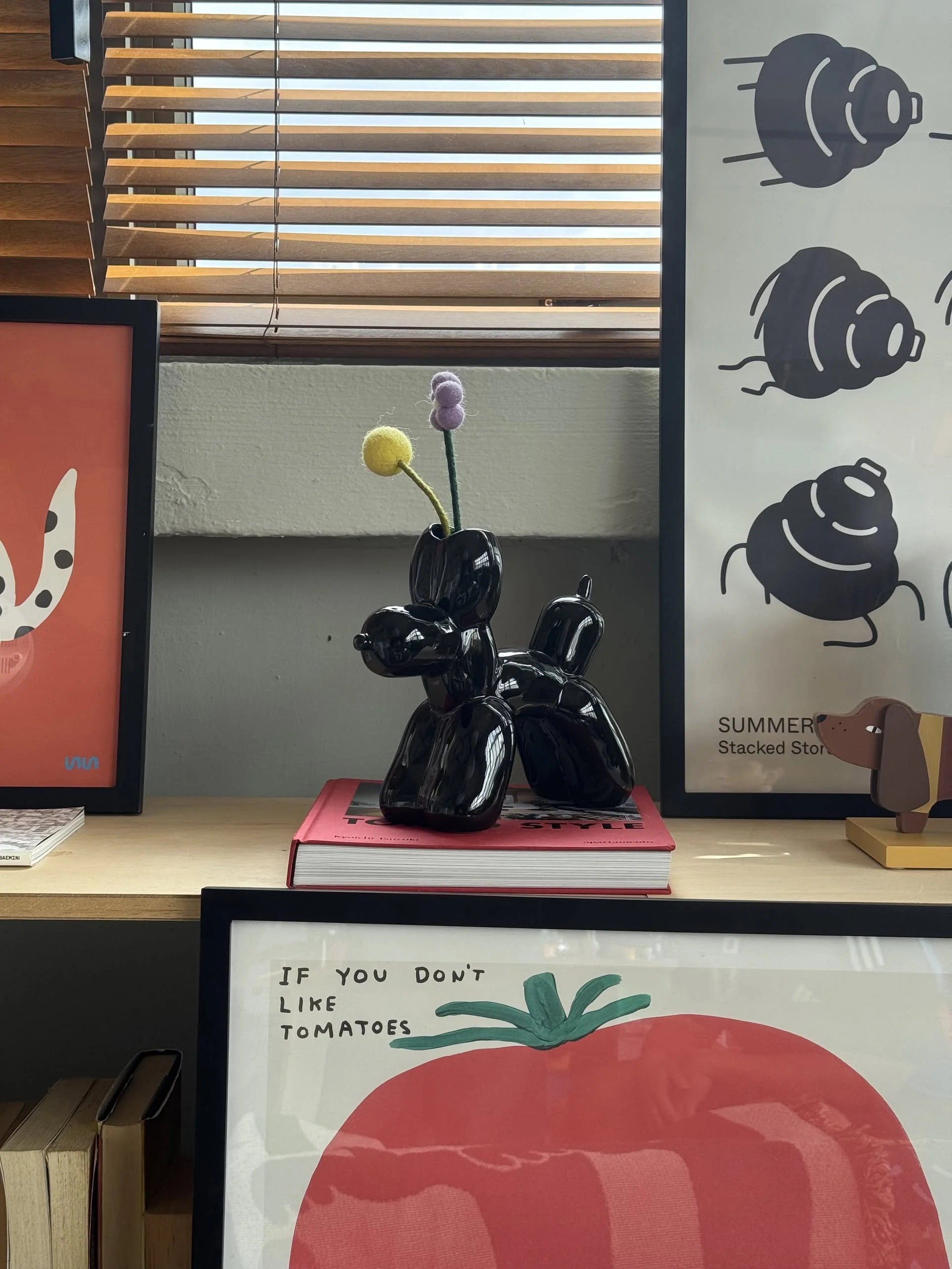 Vase L - Bobby black