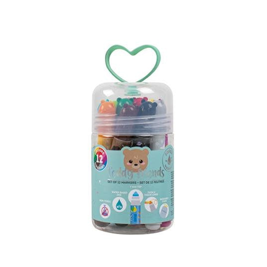 Set de 12 feutres Teddy Friends - Legami